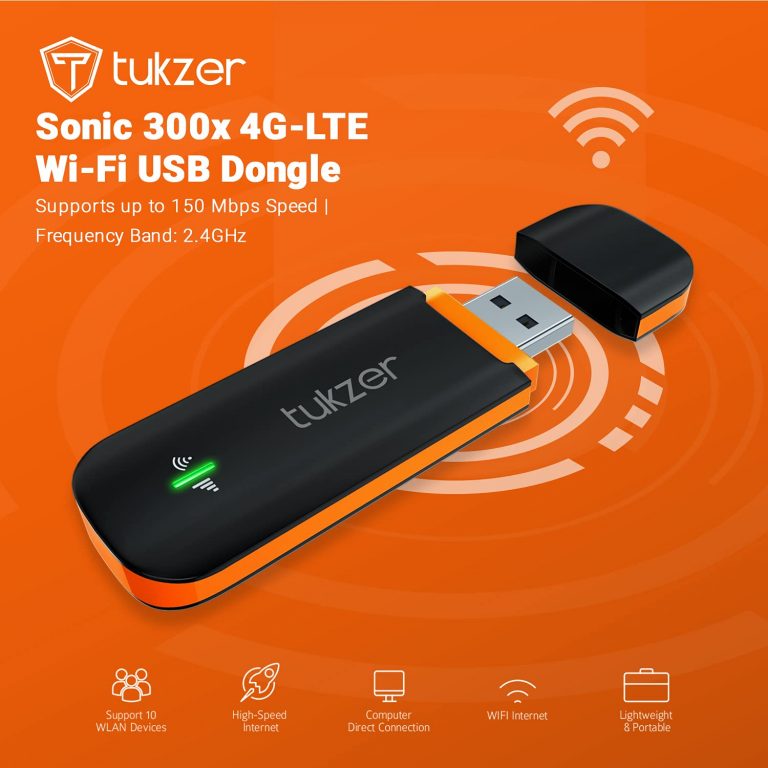 Tukzer 4G LTE Wireless USB Dongle Stick with All SIM Network Support ...